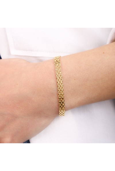 Sembol Gold 14 Ayar Altın Bismark Bileklik 5 mm Sembol Gold 14 Ayar Altın Bismark Bileklik 5 mm