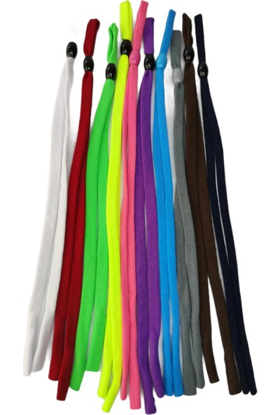 Betusshop Unisex Renkli Ayarlanabilir Sporcu Gözlük Ipi 10LU Ayarlanabilir Sporcu Gözlük Ipi Betusshop Unisex Renkli Ayarlanabilir Sporcu Gözlük Ipi 10LU Ayarlanabilir Sporcu Gözlük Ipi