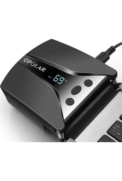 Opolar LC06 Laptop Fan Soğutucu Sıcaklık Ekranlı