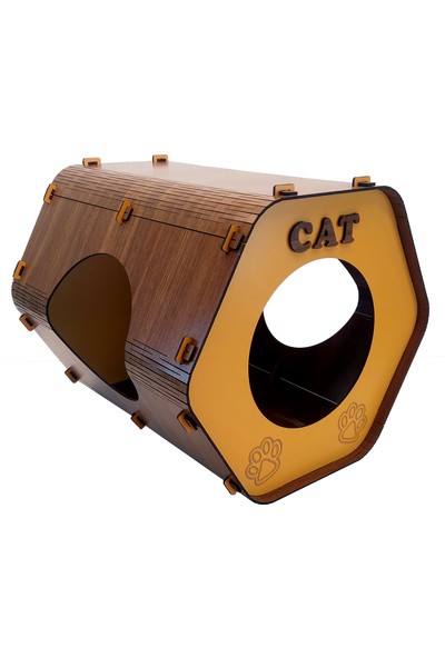 BTF Market BTF-103 Kedi Evi ve Köpek Evi Portatif, Üç Girişli, Ahşap 3 mm Mdf BTF Market BTF-103 Kedi Evi ve Köpek Evi Portatif, Üç Girişli, Ahşap 3 mm Mdf