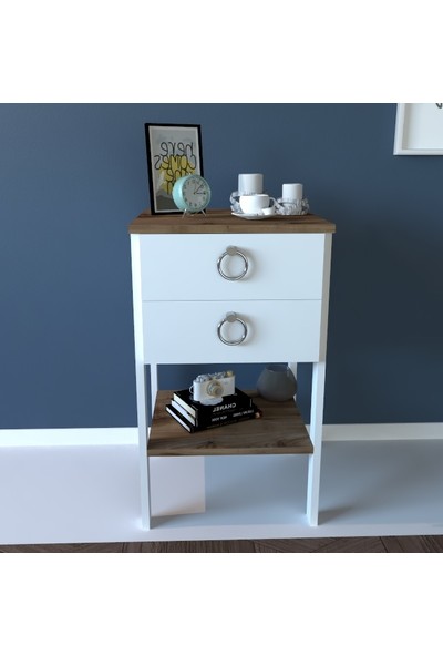 Decomech Mobilya Rosa Komodin Beyaz-Çırağan Decomech Mobilya Rosa Komodin Beyaz-Çırağan