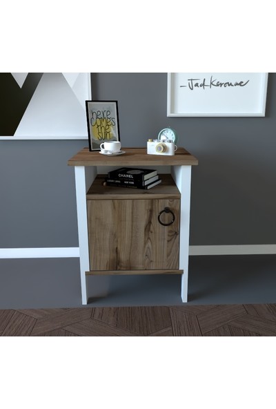 Decomech Mobilya Santa Komodin Beyaz-Çırağan Decomech Mobilya Santa Komodin Beyaz-Çırağan