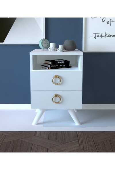Decomech Mobilya Alya Komodin Beyaz Decomech Mobilya Alya Komodin Beyaz
