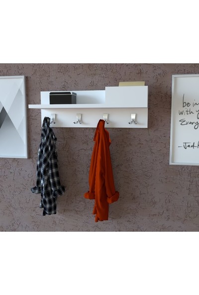 Decomech Mobilya Larin Askılık Beyaz Decomech Mobilya Larin Askılık Beyaz