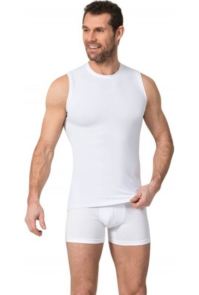 Namaldı Erkek Likralı Bisiklet Yaka Body Fanila 3'lü Paket - 189