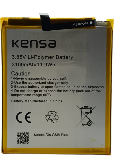 Kensa Discovery Gm5 Plus Batarya