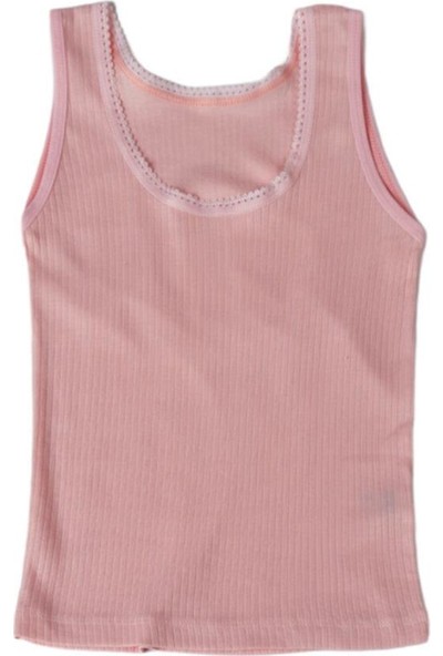 Berrak Kız Çocuk Kalın Askılı Atlet 6'lı Paket - 6015