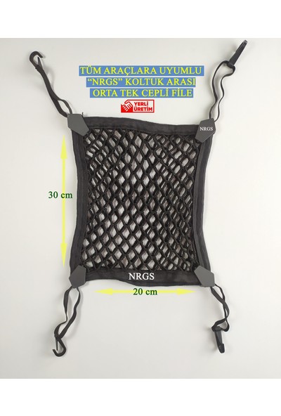 Araç İçi Iki Koltuk Arası Orta Tek Cep File Çocuk Koruma Filesi Araç İçi Iki Koltuk Arası Orta Tek Cep File Çocuk Koruma Filesi