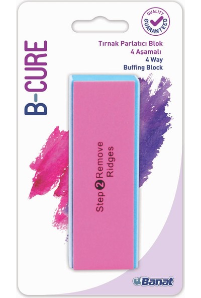 Banat B-Cure 4 Aşamalı Parlatıcı Blok Törpü