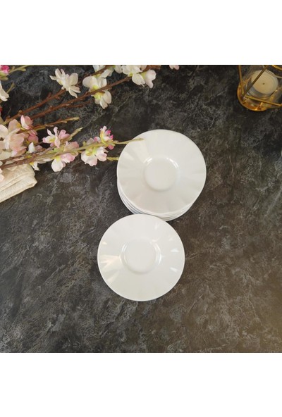 Porland 6'lı Çay Tabağı Seti