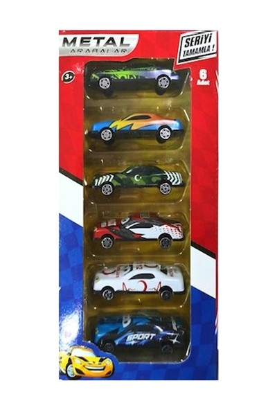 Beren 6 Lı Metal Araba