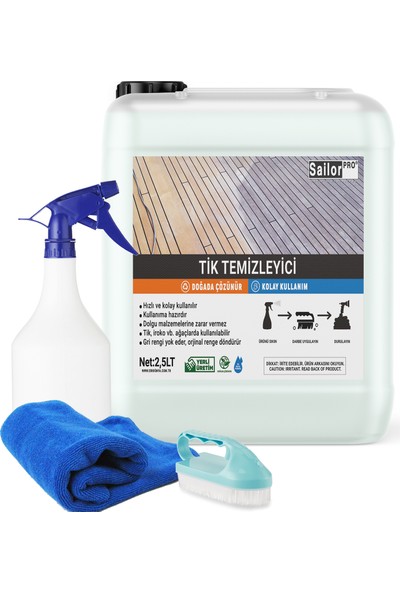 SAILOR PRO Tik Temizleyici / Kullanıma Hazır / 2,5kg