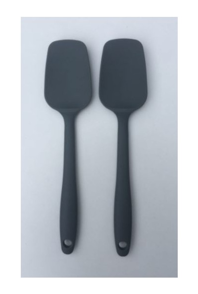 Multiamo Isıya Dayanıklı Silikon Gri Spatula 2 Adet Multiamo Isıya Dayanıklı Silikon Gri Spatula 2 Adet