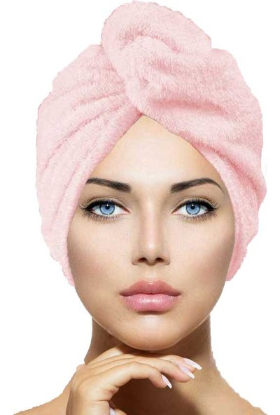 Chızgy Mikrofiber Düğmeli Saç Havlusu Saç Bonesi