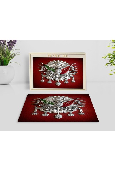 Bk Osmanlı Arması 1000 Parça Profesyonel Puzzle-1