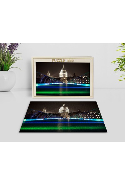 Bk Londra Manzara 1000 Parça Profesyonel Puzzle-12 Bk Londra Manzara 1000 Parça Profesyonel Puzzle-12
