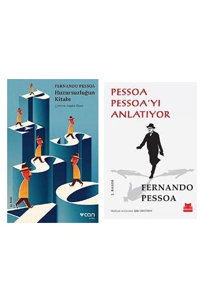 Fernando Pessoa 2 Kitap Set / Huzursuzluğun Kitabı - Pessoa Pessoa'yı Anlatıyor Fernando Pessoa 2 Kitap Set / Huzursuzluğun Kitabı - Pessoa Pessoa'yı Anlatıyor