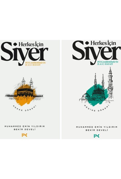 Herkes Için Siyer Peygamberimizin Hayatı 2 Kitap Set Muhammed Emin Yıldırım Bekir Develi - Mekke Dönemi - Medine Dönemi Herkes Için Siyer Peygamberimizin Hayatı 2 Kitap Set Muhammed Emin Yıldırım Bekir Develi - Mekke Dönemi - Medine Dönemi