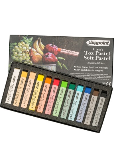 Bigpoint Artists's Toz(Soft) Pastel Boya 12 Renk Bigpoint Artists's Toz(Soft) Pastel Boya 12 Renk