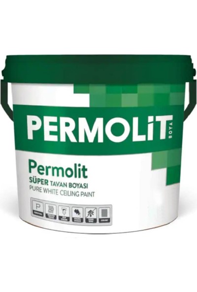 Permolit Süper Tavan Boyası 3,5 kg Permolit Süper Tavan Boyası 3,5 kg
