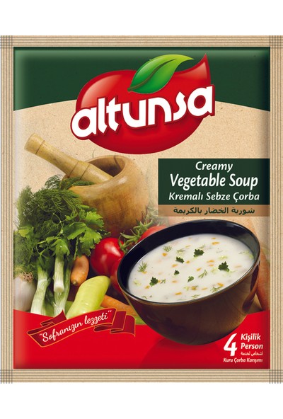 Altunsa Hazır Çorba Kremalı Sebze 60 gr