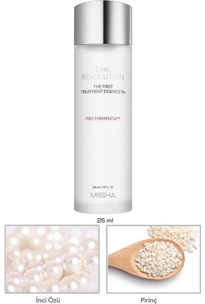 MISSHA Fermente Içerikli Kırışıklık Karşıtı Esans 215ML Time Revolution The First Treatment Essence Rx MISSHA Fermente Içerikli Kırışıklık Karşıtı Esans 215ML Time Revolution The First Treatment Essence Rx