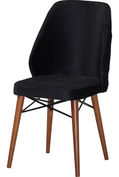 Erva Lexus Sandalye Ceviz Ağaç Ayaklı