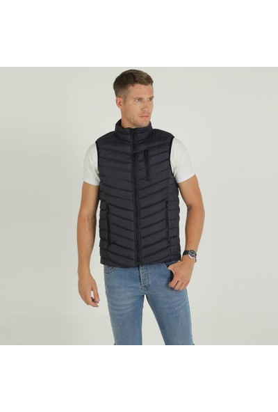 Öncü Erkek Şişme Yelek 3 Cepli Fermuarlı