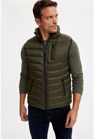 Öncü Erkek Şişme Yelek 3 Cepli Fermuarlı