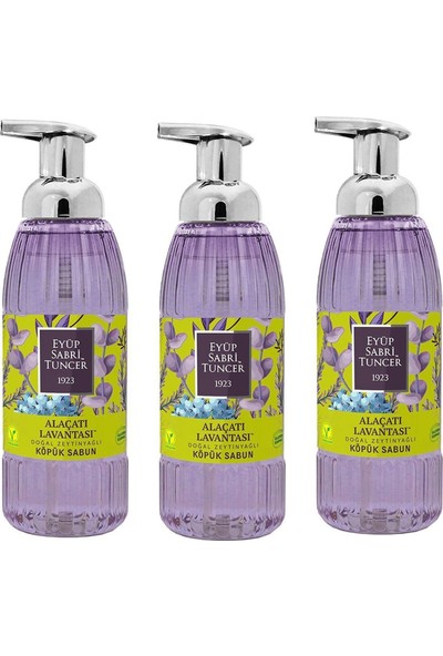 Eyüp Sabri Tuncer Alaçatı Lavantası Zeytinyağlı Köpük Sabun 3 x 500 ml Eyüp Sabri Tuncer Alaçatı Lavantası Zeytinyağlı Köpük Sabun 3 x 500 ml