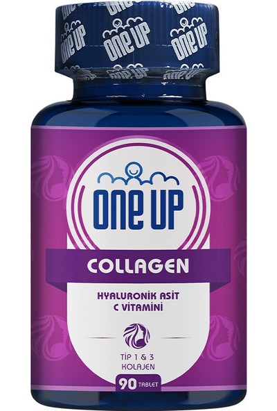 One Up Collagen Hyaluronic Acid 90 Tablet One Up Collagen Hyaluronic Acid 90 Tablet