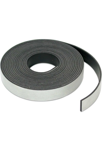 Dünya Magnet Yapışkanlı Şerit Mıknatıs Magnet En: 20 mm Boy: 2 m Dünya Magnet Yapışkanlı Şerit Mıknatıs Magnet En: 20 mm Boy: 2 m