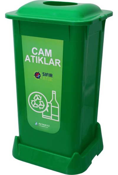 Aform Geri Dönüşüm Sıfır Atık Çöp Kutusu 70 Lt Yeşil Cam Atık Aform Geri Dönüşüm Sıfır Atık Çöp Kutusu 70 Lt Yeşil Cam Atık