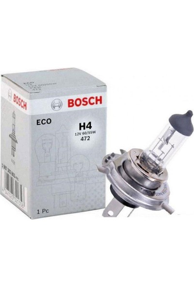 Bosch H4 12V 60/55W Standart Halogen Ampul Bosch H4 12V 60/55W Standart Halogen Ampul