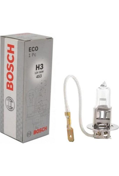 Bosch H3 12V 55W Standart Halogen Ampul Bosch H3 12V 55W Standart Halogen Ampul