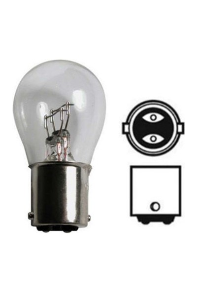 Zembil 12V P21/5W Çift Duy Düz Tırnak Standart Ampul BA15D (2 Adet) Zembil 12V P21/5W Çift Duy Düz Tırnak Standart Ampul BA15D (2 Adet)