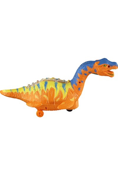 Can Oyuncak Sesli ve Işıklı Dinazor Turuncu