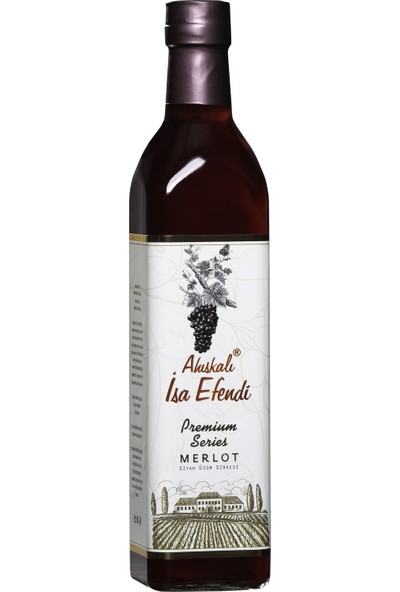 Ahıskalı Isa Efendi Merlot Siyah Üzüm Sirkesi 500 ml