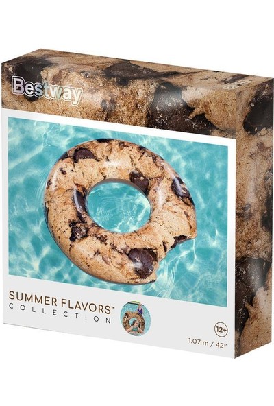 Bestway Kurabiye Desenli Simit 107 Cm. 36164
