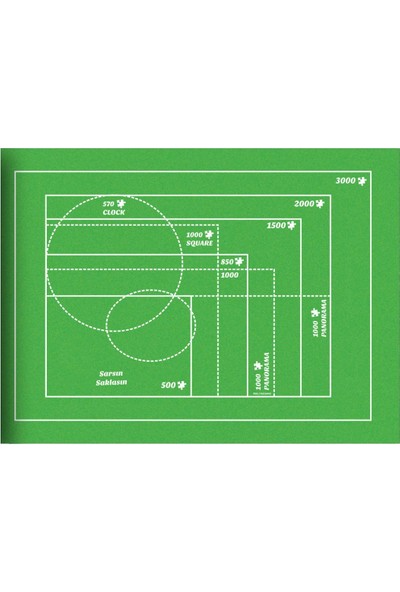 Rasyonel Puzzle Halısı 150 x 100 cm