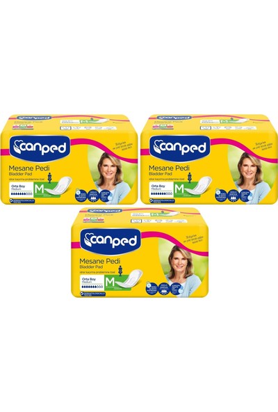 Canped Mesane Pedi Klasik M-Orta Boy 30 Adet Canped Mesane Pedi Klasik M-Orta Boy 30 Adet