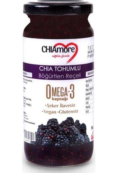 Chiamore Chialı Böğürtlen Reçeli (300 Gr) Chiamore Chialı Böğürtlen Reçeli (300 Gr)