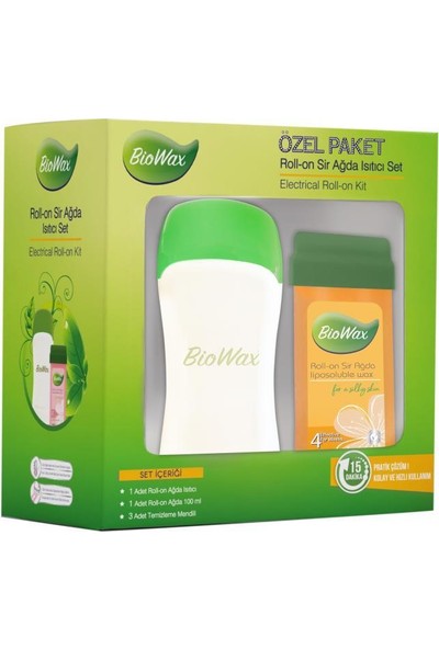Biowax Rollon Ağda Isıtıcılı Set Biowax Rollon Ağda Isıtıcılı Set