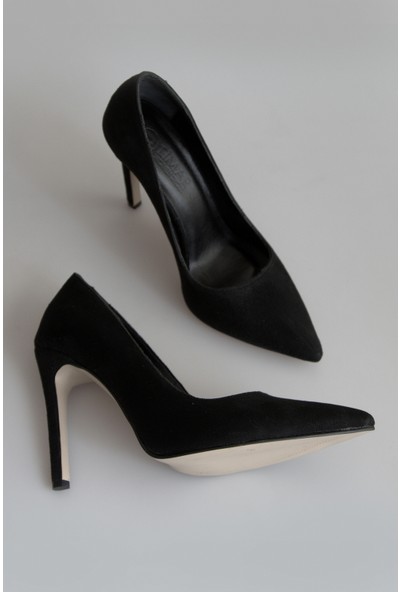 Limar Shoes Suet Stiletto Ayakkabı