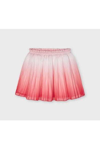 Mayoral Etek Batık Pileli 3907 Flamingo