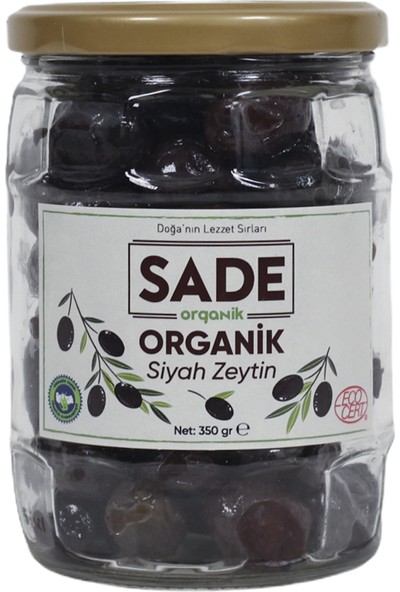 Sade Organik Yağlı Sele Zeytini 350 gr