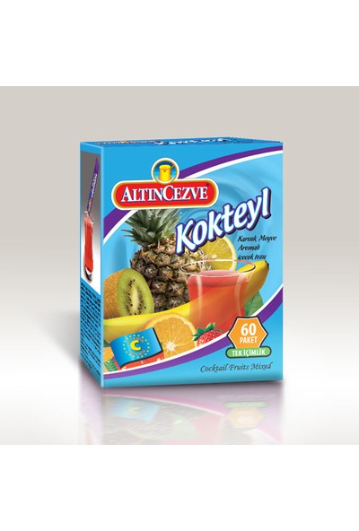Altıncezve Kokteyl Aromalı Tek Içimlik Içecek Tozu 60 x 1.5 gr Altıncezve Kokteyl Aromalı Tek Içimlik Içecek Tozu 60 x 1.5 gr