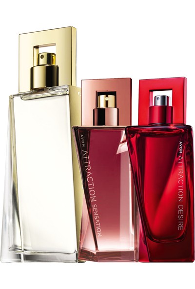 Avon Attraction, Attraction Sensation ve Desire Kadın Parfüm Paketi