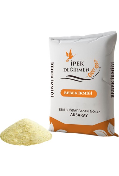 Ipek Değirmen Doğal Katkısız Bebek Irmiği 1 kg