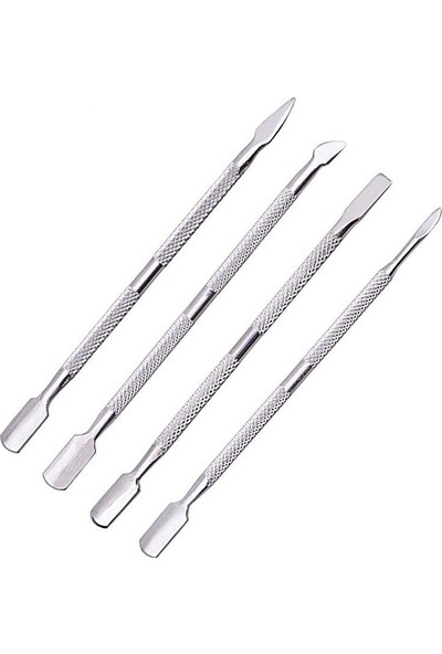 Profisher Tırnak Manikür Pedikür Temizleyici Çelik 4'lü Set Profisher Tırnak Manikür Pedikür Temizleyici Çelik 4'lü Set